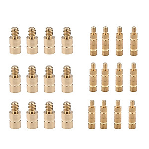 LEIPUPA 48 Pieces 25 Grain Brass Weight Screw Point Inserts Accessory