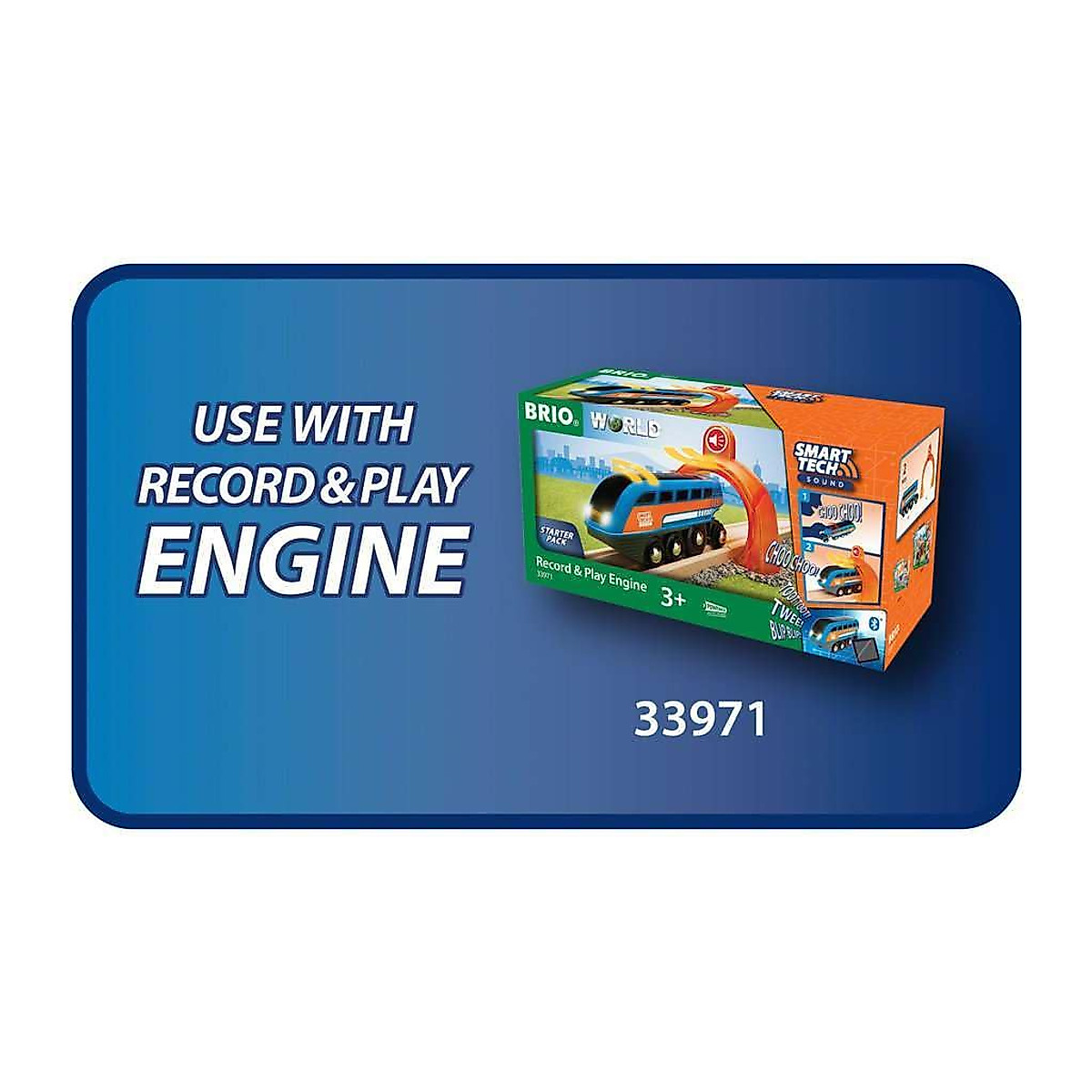 BRIO Smart Tech Sound Waterfall Tunnel - Interactive Train Set Accessory | Enhances Motor Skills | Child-Safe | FSC-Certified Wood Material