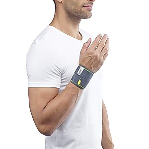 Push Sports Wrist Support Brace for Sports & Athletics - Relieve Pain from Tendonitis, Sports Fractures (Left) - Wrist Support Weight Lifting, Wrist Support Brace, Wrist Brace for Weightlifting