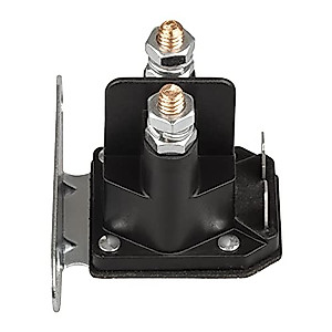 AM138068 Starter Solenoid Fit for John Deere Riding Mower, 725-04439 Solenoid for MTD Troy Bilt Cub Cad LT1042 RZT50 and John Deere LA145 L105 L130 Tractor, 12V Solenoid