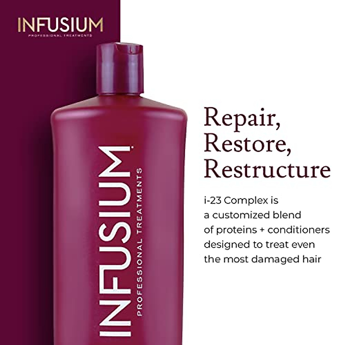 Infusium Moisturize and Replenish Shampoo - Infused with Avocado and Olive Oil - Hair Care for Dry Hair - Moisturizing Shampoo for Women - 33.8 oz