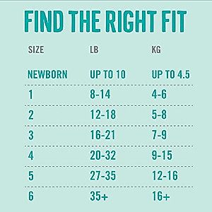 Seventh Generation Baby Diapers Size 1 Sensitive Protection Free & Clear Size 1, 80 Count (Pack of 1)