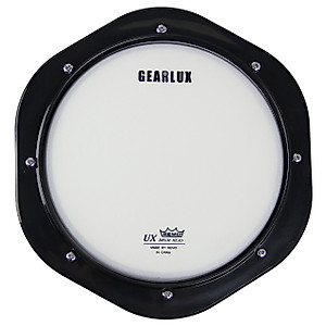 Gearlux 32-Note Glockenspiel Bell Kit with Adjustable Stand, Drum Practice Pad, Carrying Bag