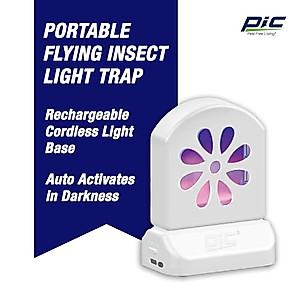 PIC Portable Flying Insect Trap (1 Base + 2 Refill Cartridge)