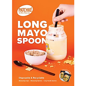 [40] 9" Long Plastic Spoons, Long Handle Ice Tea Spoon, Heavy Duty (Two Packs of 20 - total 40 Count)