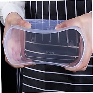 Anneome 6 Pack Fridge Storage Boxes Multi-function Fridge Organizer Reusable Food Containers for Daily Use