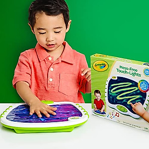 Crayola Toddler Touch Lights, Musical Doodle Board, Sensory Toys for Toddlers, Gifts for Kids Ages 2+