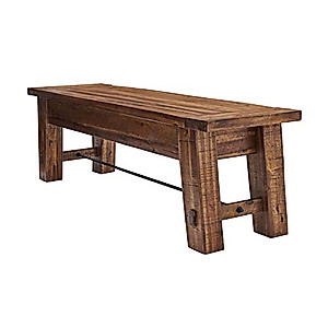 Alaterre Furniture Durango 60" L Wood Entryway/Dining Bench