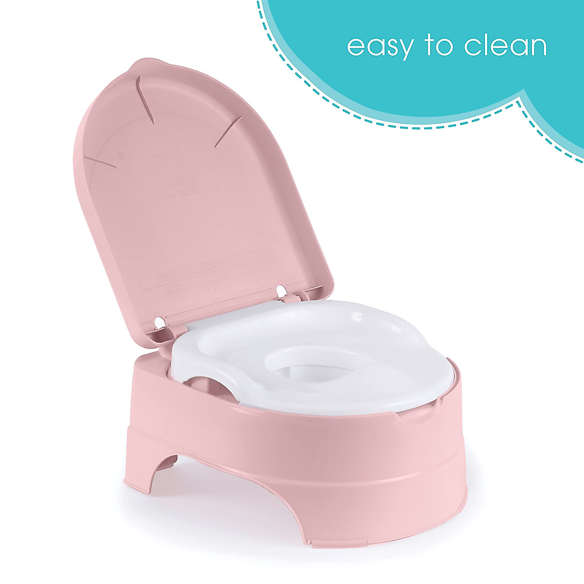 Summer Infant My Fun Potty Rewards (Pink)-3-Stage Potty Training Toilet-Includes Colorful Stickers and Training Chart, Removable Training Seat, Non-Slip Rubber Feet and Ability to Convert to Stepstool