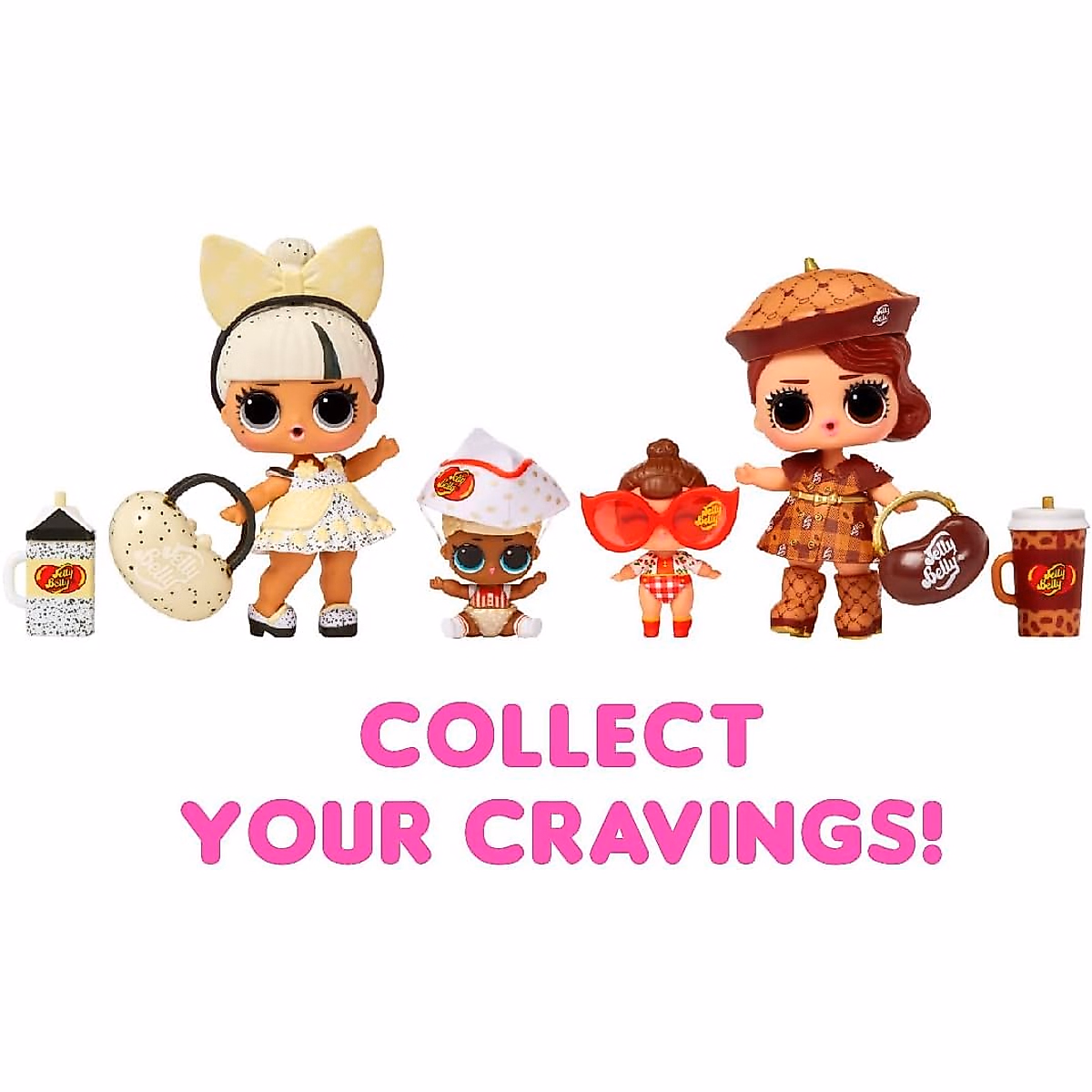 L.O.L. Surprise! Loves Mini Sweets Deluxe Series 2 with 4 Dolls, Accessories, Limited Edition Dolls, Candy Theme, Jelly Belly Theme, Collectible Dolls- Great Gift for Girls Age 4+