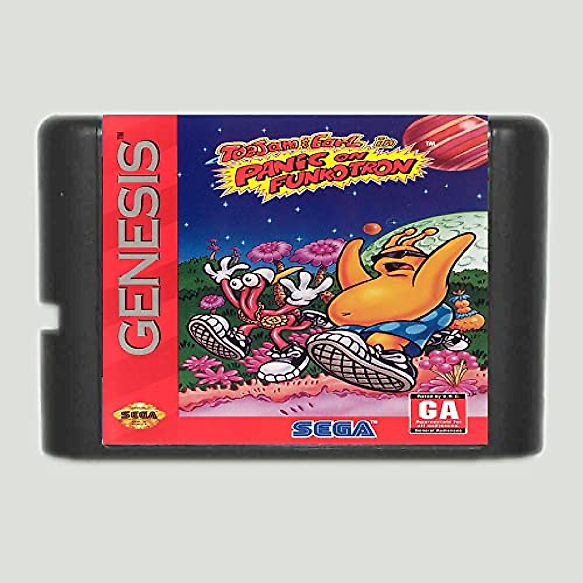 Kruti Toejam & Earl In Panic on Funcotron NTSC-USA 16 bit MD Game Card For Sega Mega Drive For Genesis
