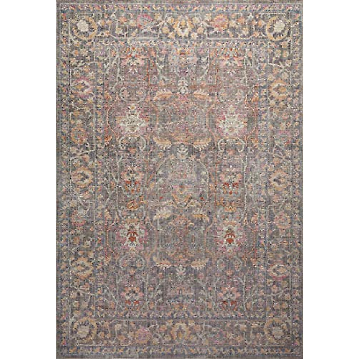 Loloi Chris Loves Julia x Rosemarie Stone/Multi 9'-0" x 12'-0" Area Rug