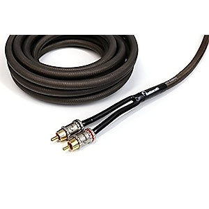 KnuKonceptz Krystal Kable 2 Channel 6M Twisted Pair RCA Cable 20'