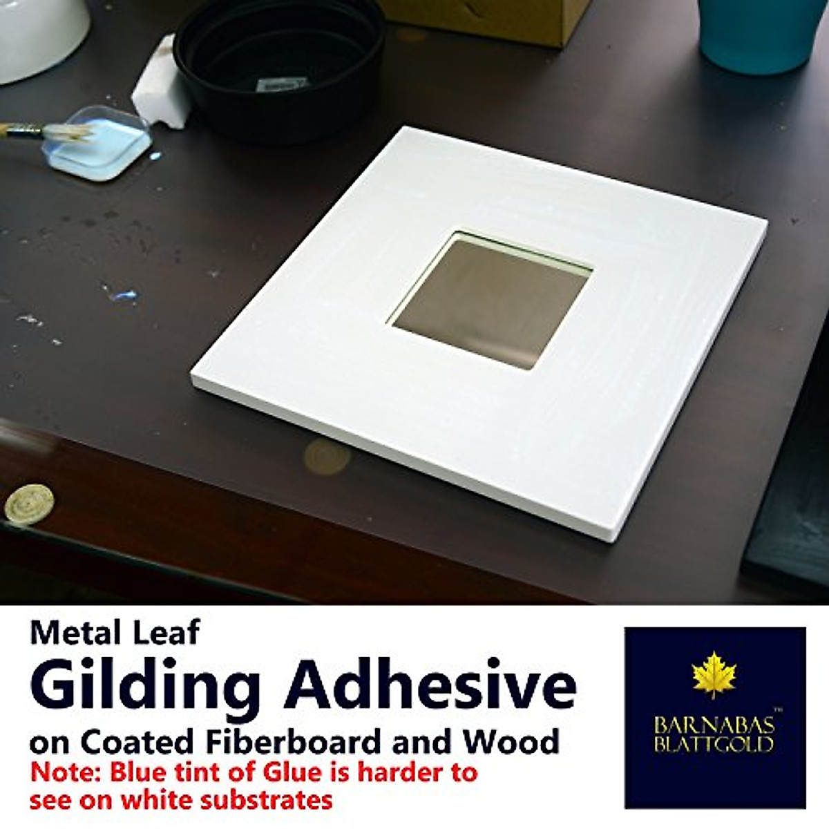 Gilding Adhesive 60ml - by Barnabas Blattgold - Water Based Gold Leaf Sheets Size