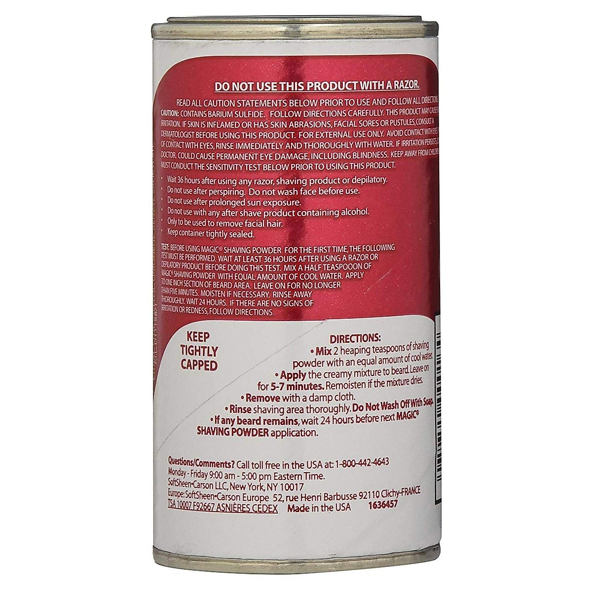 Magic Shaving Powder Red 5 Ounce Extra-Strength (145ml) (2 Pack)