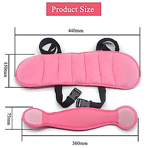 2Pack Boy and Girl Head Support for Car Seats,Ajustable Comfortable Pillow for Baby Child Tolddler Infant Pink and Blue