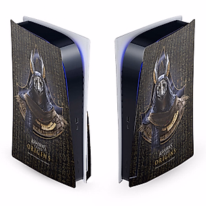 Head Case Designs Officially Licensed Assassin's Creed Hetepi Origins Character Art Vinyl Faceplate Sticker Gaming Skin Case Cover Compatible with Sony Playstation 5 PS5 Disc Edition Console