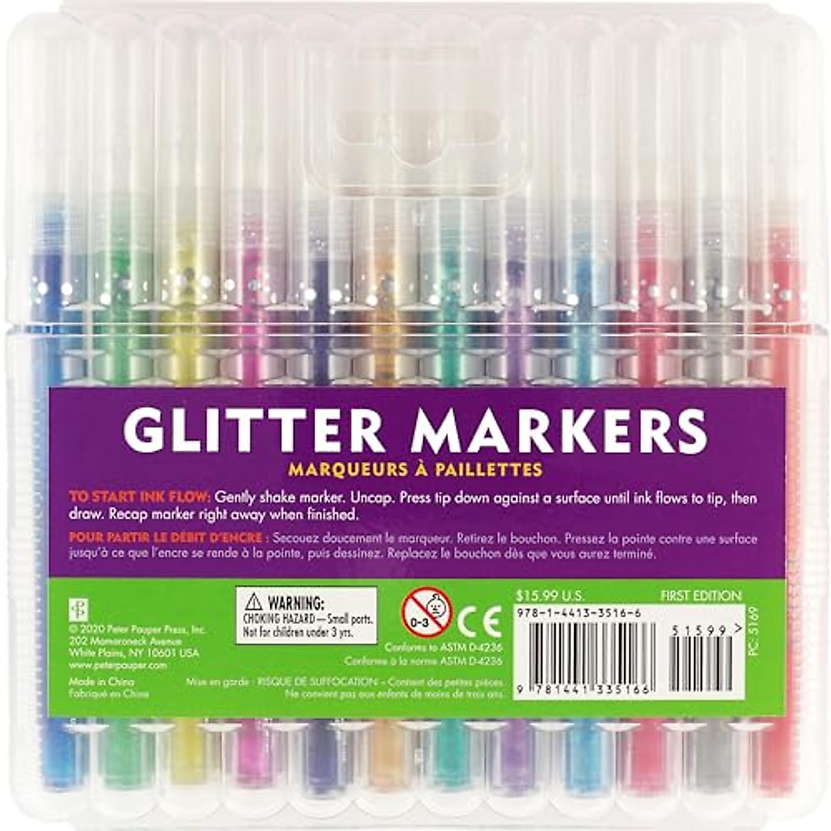 Studio Series Glitter Marker Set (12-piece set)