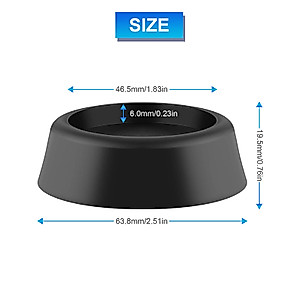 8PCS Washer Dryer Stabilizer Pads Antivibration and Anti-Walk Pads - Anti Vibrant Pad- Excludes Walking Feet Reduces Vibration as Washing Machine Mat Pan Tray Stand Stabilizer Pedestal