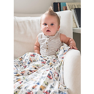 Copper Pearl Large Premium Knit Baby Swaddle Receiving Blanket Diesel