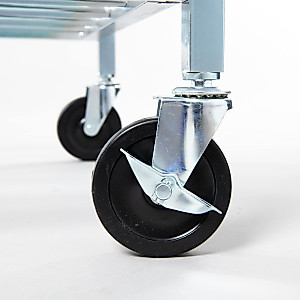 CHAMPRO Monster Steel Basketball Ball Locker on Wheels, 20 Basketball Capacity