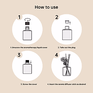 Oud & Bergamot Reed Diffuser Long-Lasting Fragrance Air Freshener Diffuser Hotel Collection Diffuser Oil 7.04 oz - Green