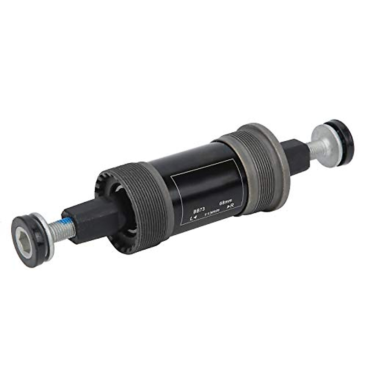 VGEBY Bottom Bracket, Idea 68mm Metal Cartridge Taper Bottom Bracket with Screws for Mountain Bike(113mm)