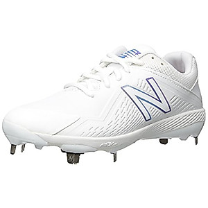 New Balance Women's Fuse V1 Metal Softball Shoe, White, 8 B US