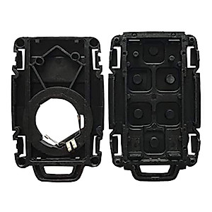 Smart Key Fob Case Shell Fit for Chevy Chevrolet Silverado Colorado/GMC Sierra Canyon 2014 2015 2016 2017 M3N-32337100 Keyless Entry Remote Control Car Key Fob Cover Casing (1)