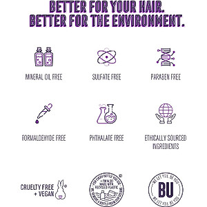 Bold Uniq Purple Shampoo, Moisturizing Shampoo & Conditioner Bundle. Alternate to Eliminate Yellow Tones & add Moisture & Shine. Vegan & Cruelty Free..