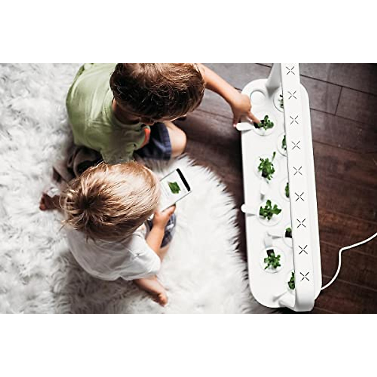 Click and Grow Smart Garden 9 PRO w/Bluetooth | App and Touch Controlled Indoor Garden | Easier Than a Hydroponics Growing System | Herb & Vegetable Garden Starter Kit w/ 9 Plant Pods