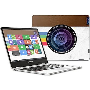 MightySkins Skin Compatible with Samsung Chromebook Plus 12.3"(2017 - Vintage Polaroid | Protective, Durable, and Unique Vinyl wrap Cover | Easy to Apply, Remove, and Change Styles | Made in The USA