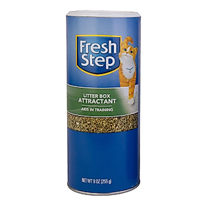 Fresh Step Cat Litter Box Attractant Powder for Training Cats | Natural Training Aid for Cats and Kittens | Great Way to Keep Your Home Clean and Train Your Pet | 9 Ounces - 3 Pack