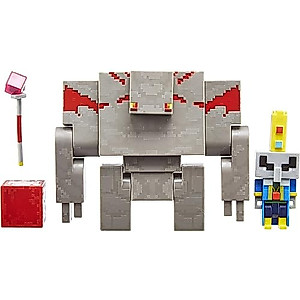 Minecraft Dungeons 3.25" Figures 2-Pk Battle Figures, Great for Playing, Trading, and Collecting, Action and Battle Toy for Boys and Girls Age 6 and Older