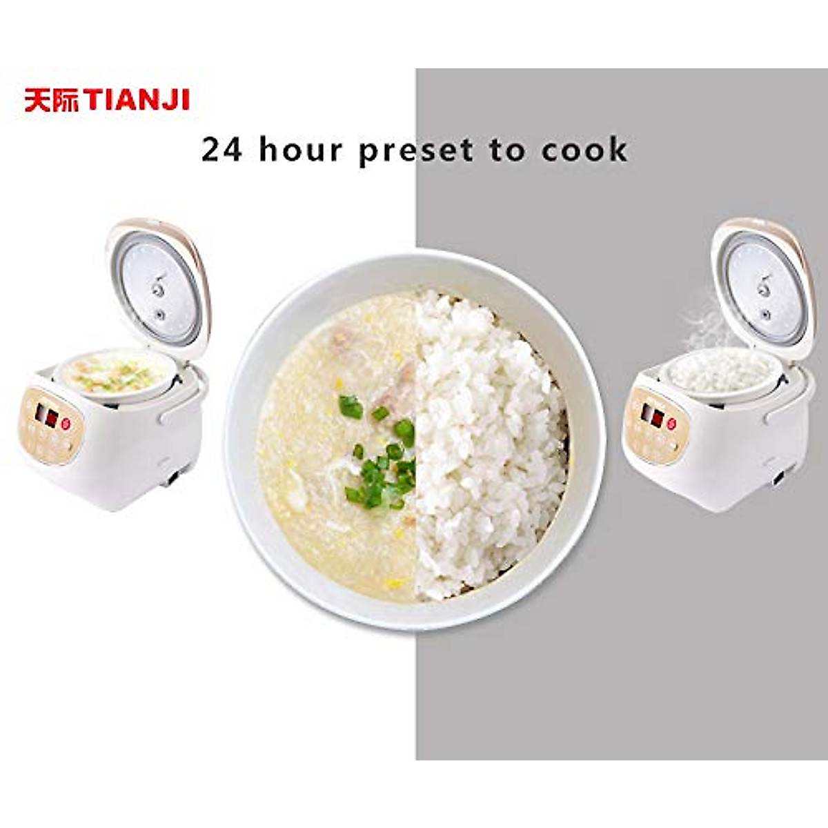Tianji Ceramic Pot Digital Rice Cooker FD20D 2L, Baby Porridge, Soup maker