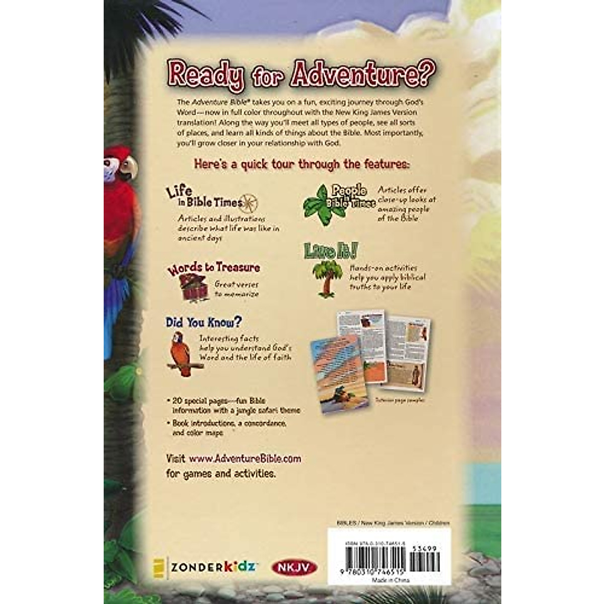 Personalized Bible Custom Text NKJV Pink Kid's Youth Children Adventure Italian Duo-Tone New King James Version Bible Custom Made Gift for Baptism Christenings Birthdays Celebrations