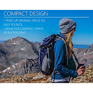 Jemez Wilderness Gear Portable Camping Stool-Compact and Lightweight Chair for The Outdoors, Sturdy and Durable