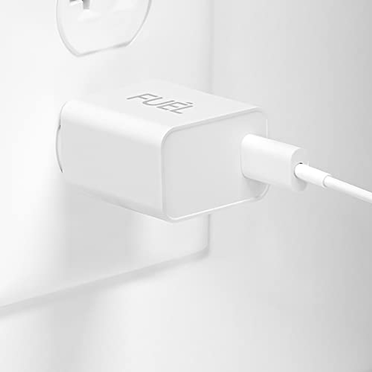 Fuel USB C Wall Charger - 20W - UL Listed, Durable, Compact PD iPhone Charger Fast Charging for iPhone 14 Pro Max/ 13 Pro Max/ 12 Pro Max/ 11/ S23 Ultra/Pixel 7/ iPad Pro (Cable Not Included) - White
