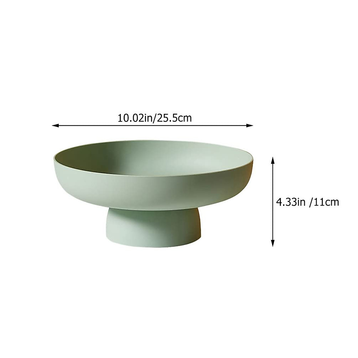 BESTonZON 2pcs Fruit Tray Wedding Accessories Cake Tray Wedding Cake Plates Decorative Pedestal Bowl Coffee Table Tray Plastic Wedding Cake Holder Party Dessert Stand Dessert Accessories Pp