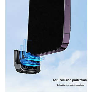 Kewig Motorcycle Phone Mount, Bike Phone Mount with Quick Install Handlebar Clamp, Scooter ATV Motorcycle Cell Phone Holder Cradle with Aluminum Alloy Sturdy Mounting Base, Fit for 4-7" Phones