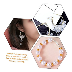 VILLCASE 3sets Earring Hoops for Jewelry Crafting Women's Earring Studs Earring Making Kit Alloy Round Hoops Jewelry Supplies 96pcs*3