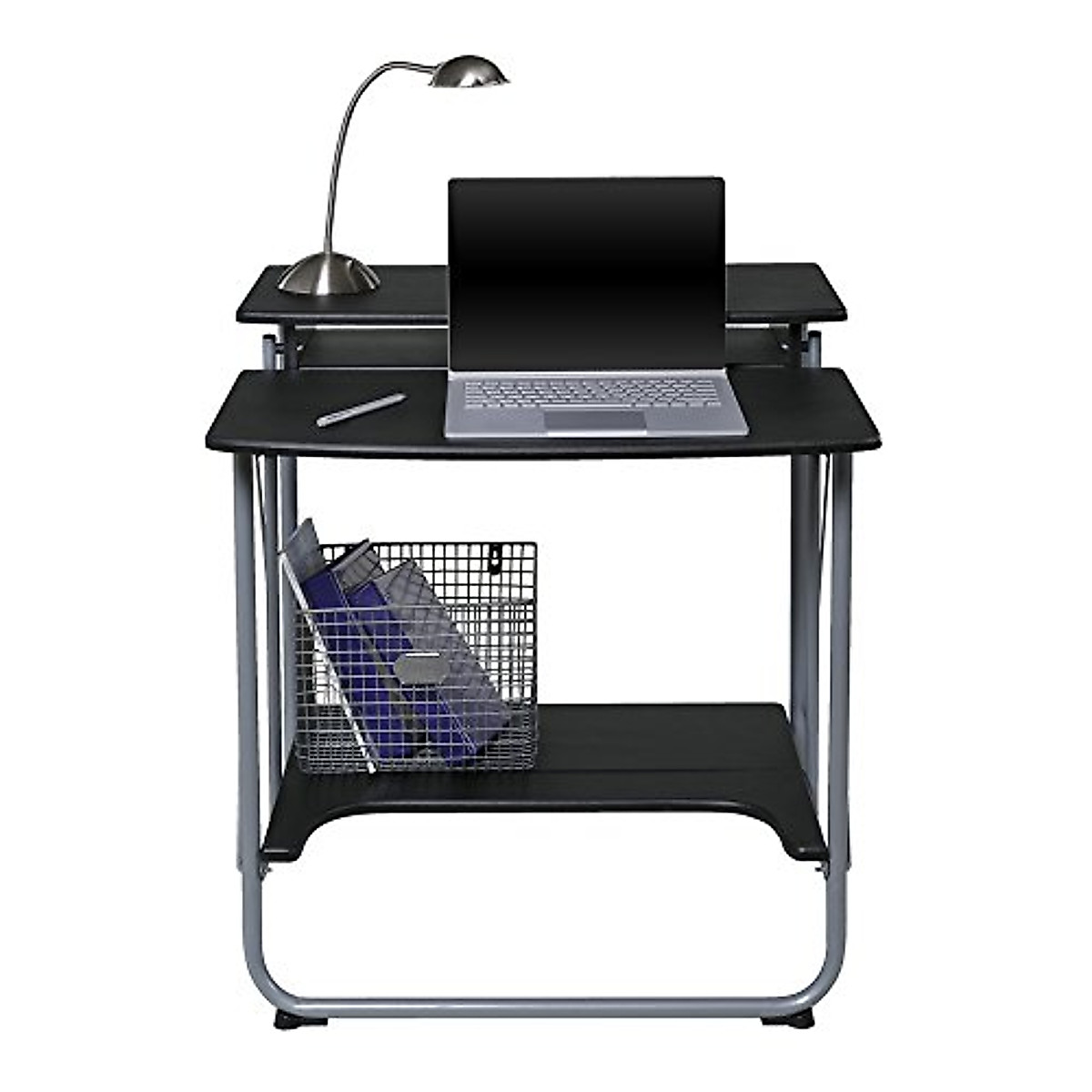 OneSpace Freeley Folding Computer Desk, Black