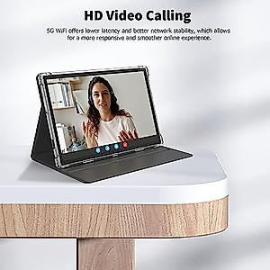 Android Tablet, 10 Inch Android 12 Tablet, 8GB RAM 128GB ROM, 1TB Expand, Android Tablet with 5G WiFi, 4G/LTE, 8000 mAh Battery, Dual Camera, Bluetooth 5.0, FHD IPS Touch Screen, GPS, GMS Certified