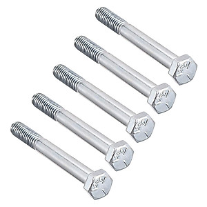 uxcell Hex Head Screw Bolts 5/16"-18x2-3/4" Fastener Grade 5 UNC Carbon Steel 5pcs