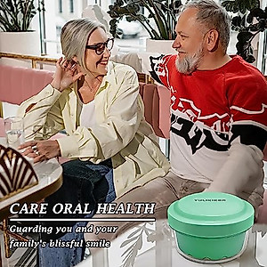 Denture Case, Absolutely Leak-Proof Denture Bath, Practical Denture Case With Strainer For Dentures, Retainer, Mouth Guard & Night Guard, Portable Denture Cup For Traveling