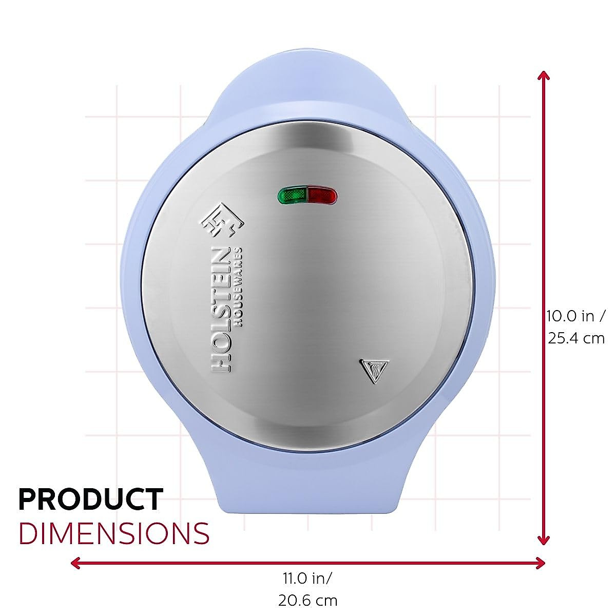 Holstein Housewares Cake Pop Maker, Lavender - Makes 12 Cake Pops, Non-Stick Coating, Perfect for Birthday and Holiday Parties