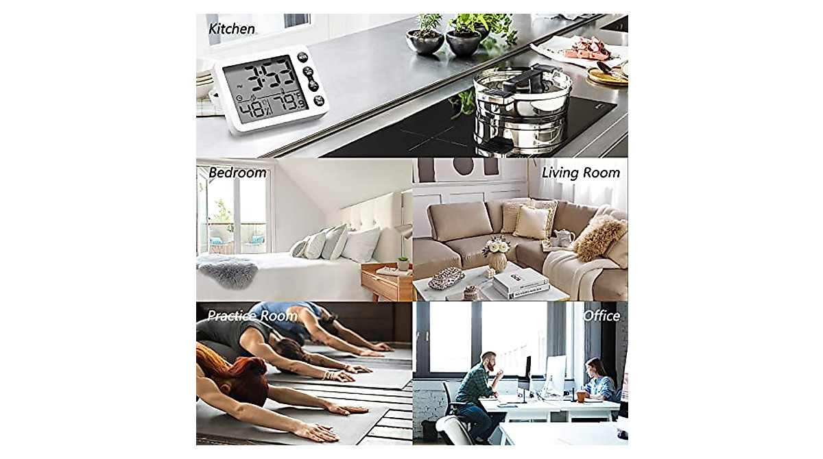 SOVIDER Digital Kitchen Timer | Multi-Purpose Timer & Clock