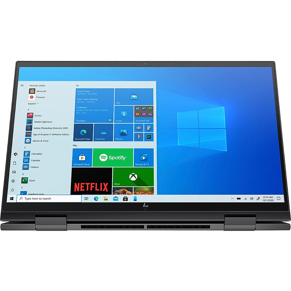 2022 HP Envy 2-in-1 Laptop 15.6 inch FHD Touchscreen 6-Core AMD Ryzen 5 5500U Radeon Graphics 20GB DDR4 1TB NVMe SSD WI-FI 6 Win 11 Pro Fingerprint Backlit Keyboard w/ 32GB USB Drive