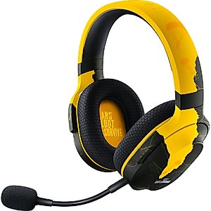 Razer Barracuda X Wireless Gaming & Mobile Headset (PC, PlayStation, Switch, Android, iOS): 2.4GHz Wireless + Bluetooth - Lightweight - 40mm Drivers - Detachable Mic - 50 Hr Battery - PUBG Edition