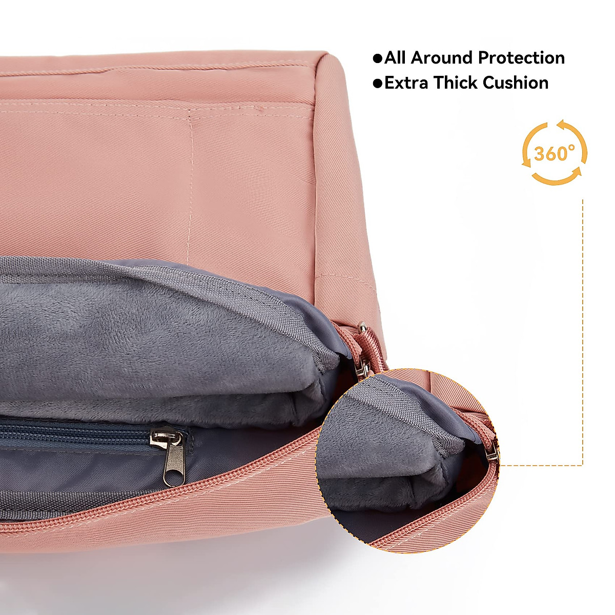 Omnpak 13 Inch Laptop Shoulder Bag for 14.2 Inch MacBook Pro 2021(A2442/ M1 PRO), MacBook Air 13/ MacBook Pro 13, Old 13.3 MacBook Air/ Pro, Water-Repellent Lightweight Laptop Bag for Business Casual